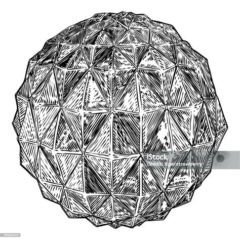 현실적인 낮은 다각형 지오메트리 모양 볼 크리스탈 3d 기하학적 드로잉 벡터 0명에 대한 스톡 벡터 아트 및 기타 이미지 0명 3차원 형태 결정체 Istock