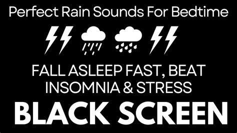 Fall Asleep Fast Beat Insomnia And Stress Intense Thunderstorm Rain