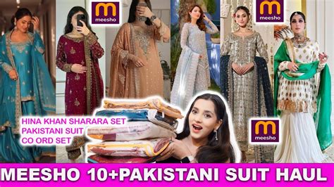 👗meesho Stiched Pakistani Suit Haul 🥰 Partywear Designer Haul