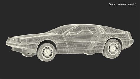 DeLorean DMC 12 Rigged 3D Model 129 Max Free3D