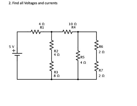 Solved Find All Voltages And Currents Chegg