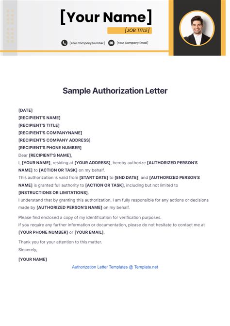 Third Party Authorization Letter Template Infoupdate Org
