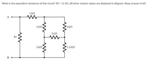 Solved What Is The Equivalent Resistance Of This Circuit