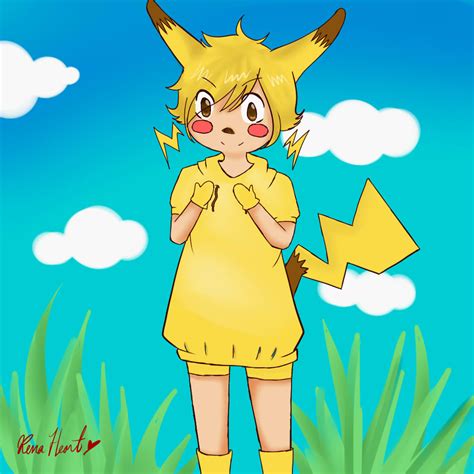 A Wild Pikachu Has Appeared By Renaheart On Deviantart