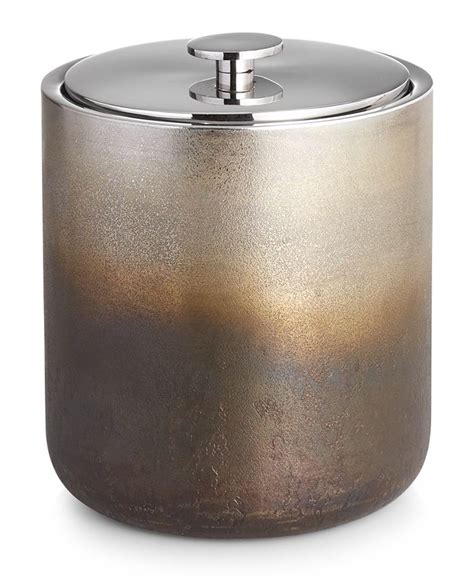 Michael Aram Torched Ice Bucket And Tongs Macys