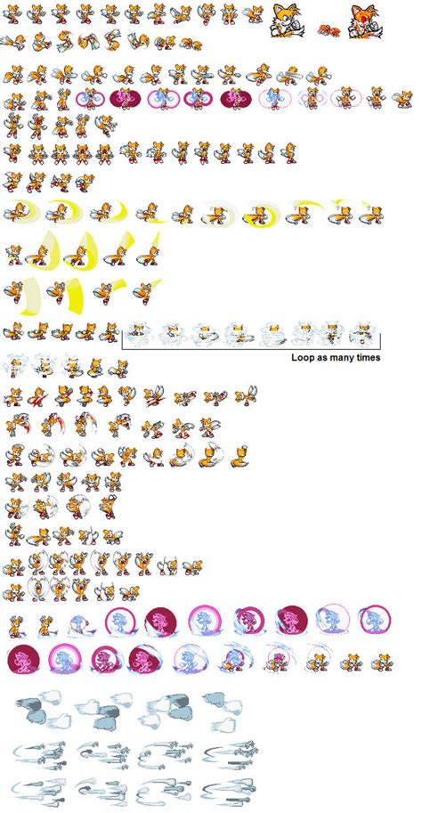 Tails Custom Sprite By Rudythefox On Deviantart