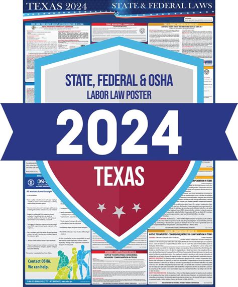 2022 Labor Laws Poster Osha Compliant All In One English
