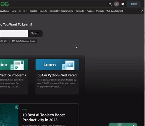 Elements Tool In Microsoft Edge Browser Geeksforgeeks