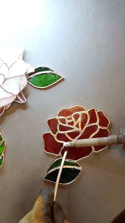 스테인드글라스 꽃 만들기 Youtube