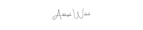 73 abdullah wahid name signature style ideas free electronic sign