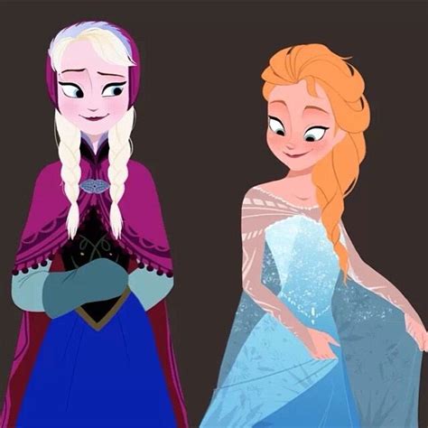 Elsa And Anna Switched Clothes Disney Disney Princess Disney And