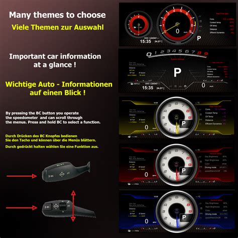 For Bmw X5 E70 Digital Instrumental Cluster Speedometer Led Oem Veh