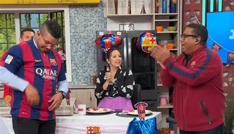 Periodista Madridista Pierde Apuesta Y Viste La Camiseta Del Barça