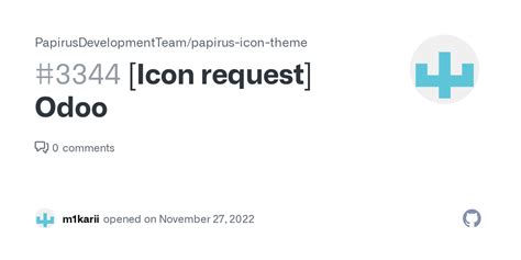 Icon Request Odoo · Issue 3344 · Papirusdevelopmentteampapirus Icon