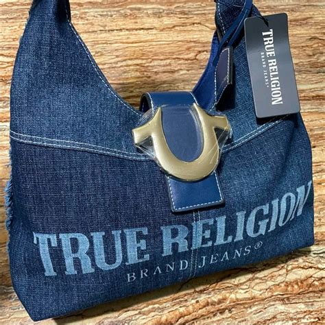 True Religion Bags True Religion Bag Blue Denim Hobo Shoulder Bag