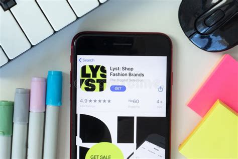 New York Usa 2 March 2021 Lyst Shop Fashion Brands Mobile App Icon