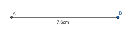 Draw A Line Segment Of Length 7 6 Cm And Construct Its Perpendicular Bisector