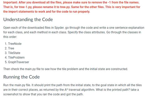 Solved In This Lab You Will Run Code That Solves The Tile Chegg Com
