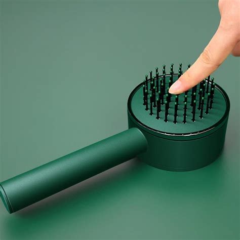 Airbag Massage Scalp Comb Professional Detangling One Key Self Cleaning