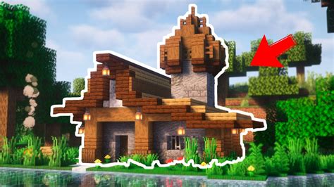 Как построить красивый уютный домик из дерева в майнкрафте Youtube