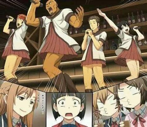 Hombres cuando se reúnen con sus amigos Anime Amino