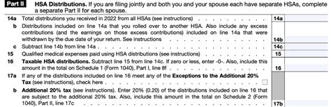 Irs Form 8889 Health Savings Accounts