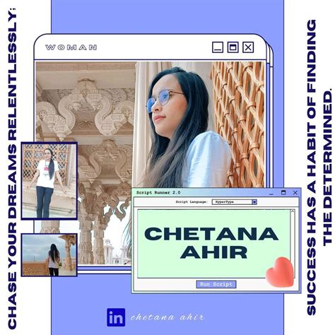 Chetana Ahir On Linkedin Linkedin Life Dreams Sucess
