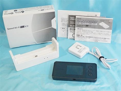 Au Speed Wi Fi 5g X11 Nar01 チタニウムグレー モバイルルーター 中古 のヤフオク落札情報