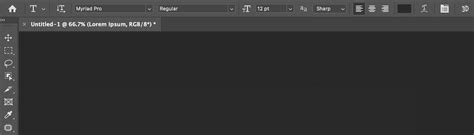 add text with horizontal type tool in photoshop geeksforgeeks