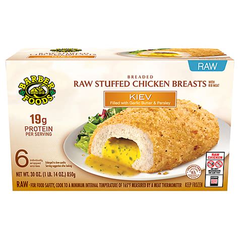Barber Foods Barber Foods® Stuffed Chicken Breasts Kiev 6 Count 30 Oz