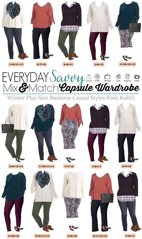 Cute Plus Size Winter Capsule Wardrobe Atelier Yuwaciaojp