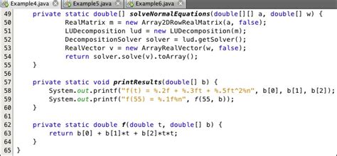 Polynomial Regression Java Data Analysis