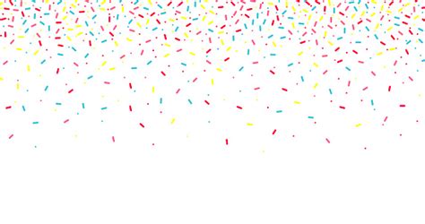 다채로운 스프링클 배너 배경 다채로운 떨어지는 장식 스프링클 배경 아이스크림에 대한 스톡 벡터 아트 및 기타 이미지 아이스크림 도넛 색 설탕 Istock