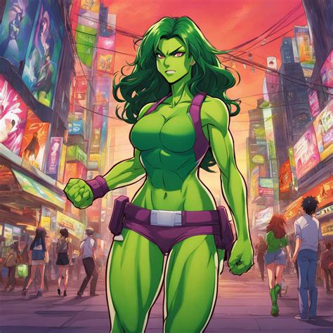 Hulk Girl Vivians Savage She Hulk Outfit Test By Shfan On Deviantart