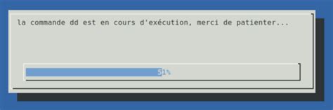 Afficher Une Barre De Progression Pour La Commande Dd Sous Linux Memo