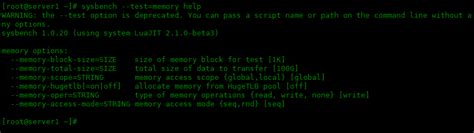 Sysbench Linux
