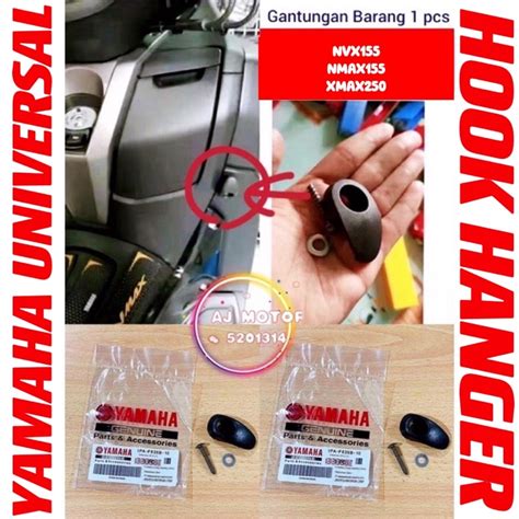 Yamaha Nvx155 Nmax155 Xmax250 Xmax300 Hook Hanger Screw Xmax Nmax Nvx Gantung Rack Holder Gps