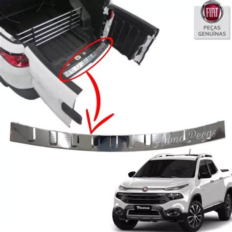 Soleira Pisante Parachoque Traseiro Fiat Toro Inox Cromado Frete grátis
