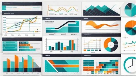 Premium Ai Image Visualizing Data Trends With Charts