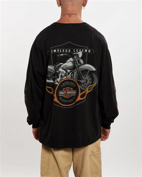 Vintage Harley Davidson Long Sleeve Tee L