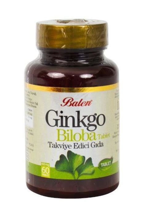 Balen Ginkgo Biloba Tablet Mg Tablet Fiyatı Yorumları