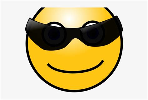 Smiley Face With Glasses Meme  Cool Face Emoji 800x491 Png