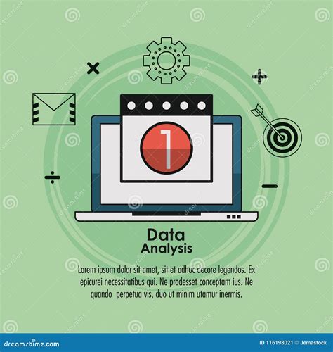Data Analysis Infographic Stock Vector Illustration Of Communication