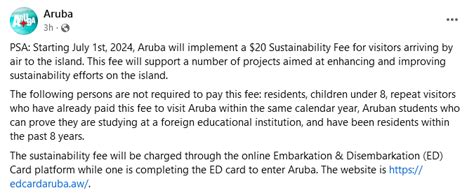 Starting On July A Sustainability Fee Will Be Charged To