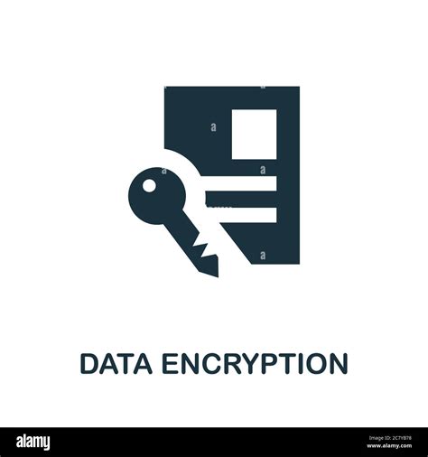 Data Encryption Icon Simple Element From Internet Security Collection