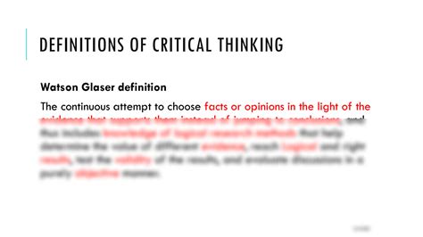 SOLUTION: Chapter 5 part 1 critical thinking - Studypool