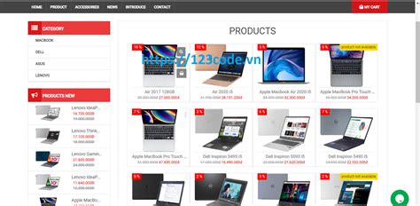 Tải code website bán hàng thương mại điện tử php thuần kèm báo cáo