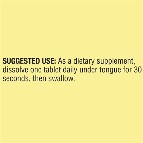 Spring Valley Extra Strength Vitamin B12 Supplement Fast Dissolve