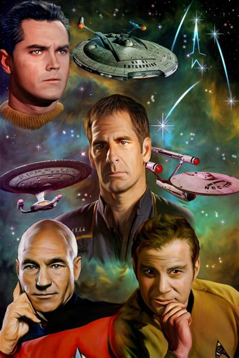 Captains 2 Star Trek By Scifiman On Deviantart