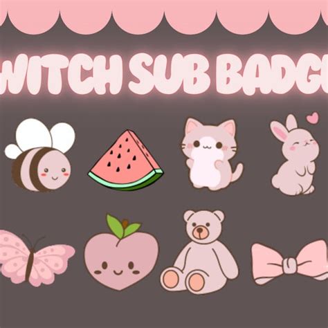 Cute Girly Twitch Emotes Etsy